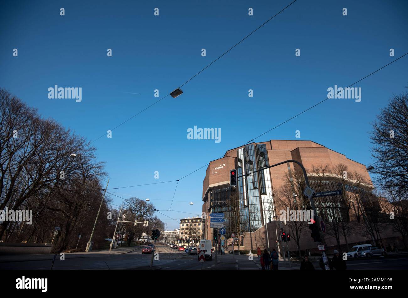 Exterior view of the Gasteig cultural centre in Munich. [automated ...