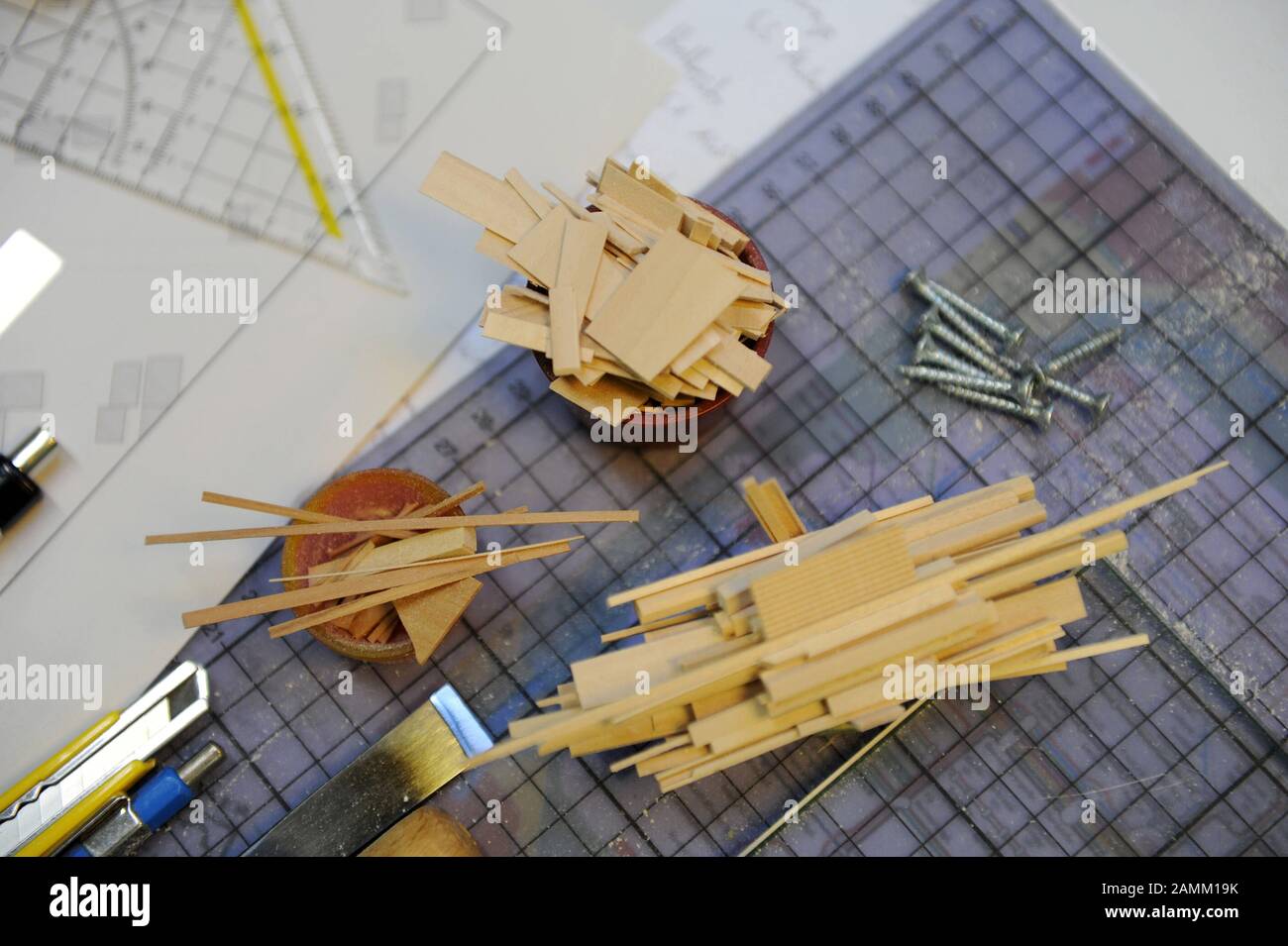 The Department of Urban Planning in Munich produces model buildings for ...