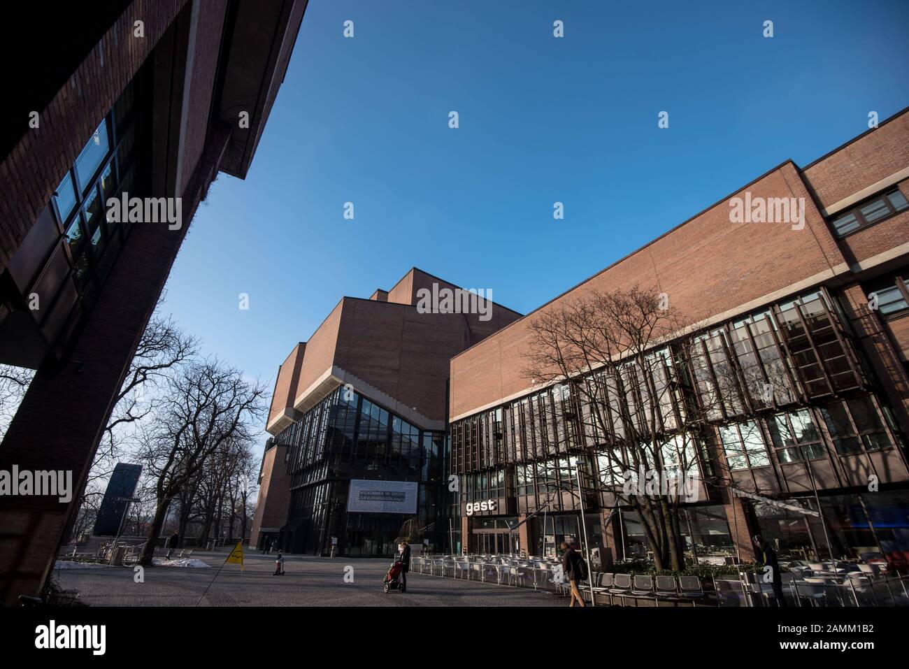 Exterior view of the Gasteig cultural centre in Munich. [automated ...