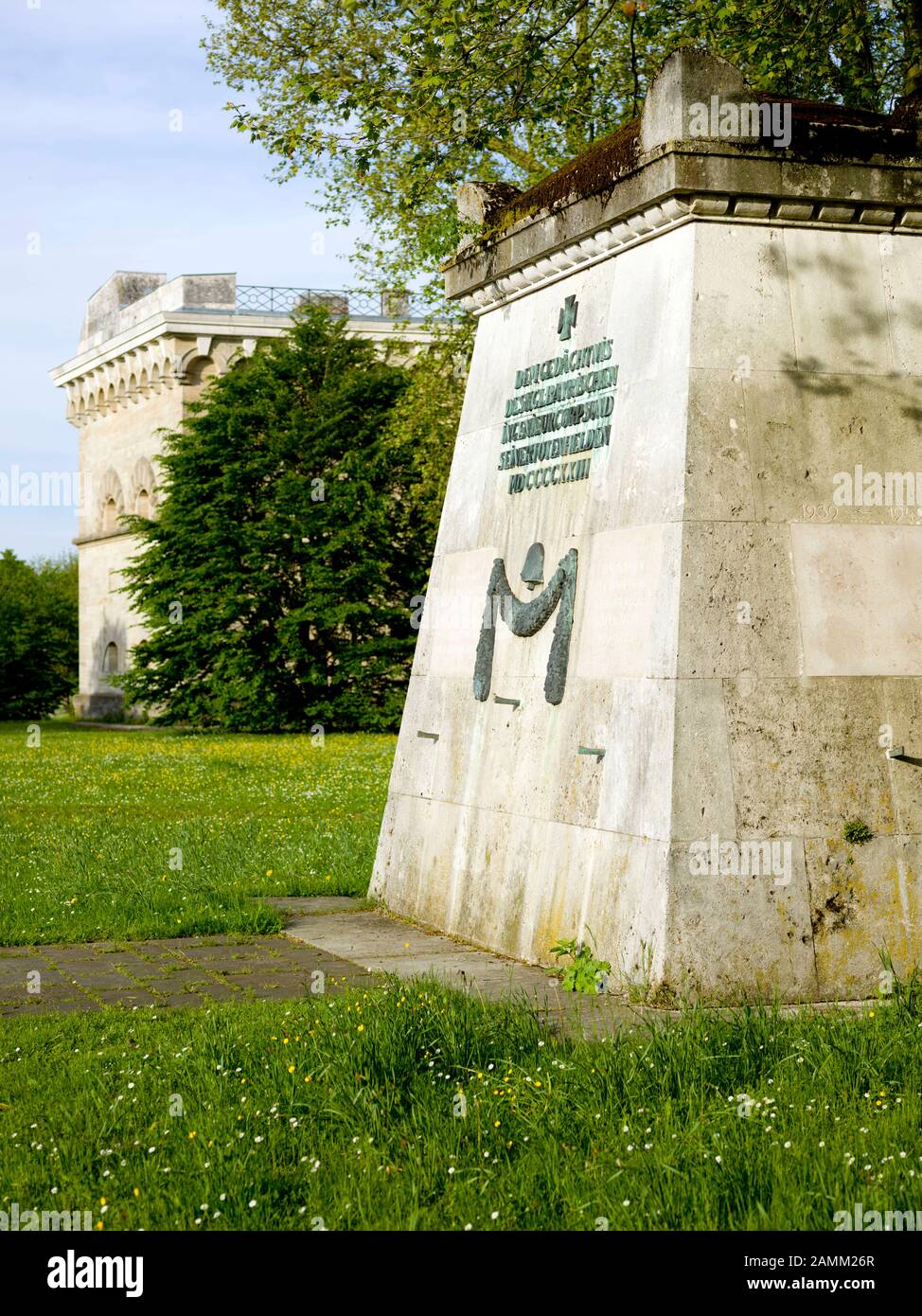 The Reduit Tilly, built by Leo von Klenze in the 19th century in the ...