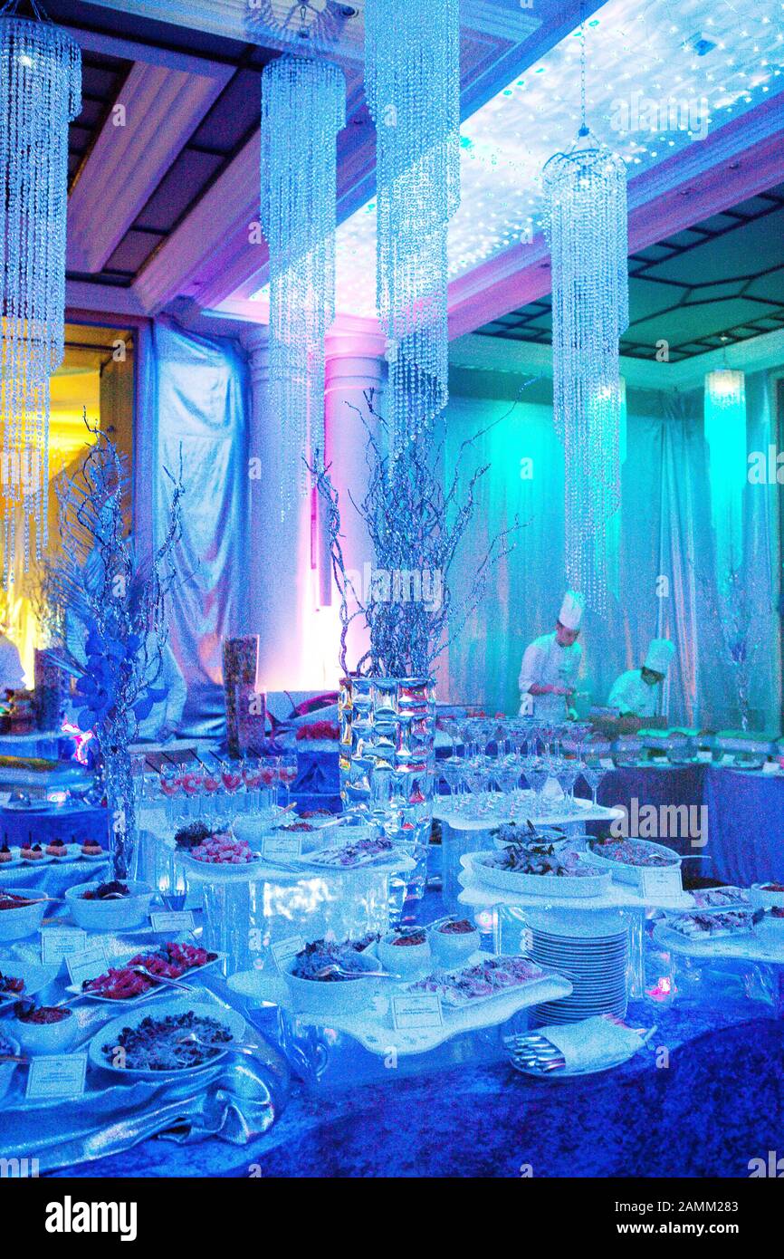 Buffet at the Gastronome Ball of the Bavarian Hotel and Restaurant ...