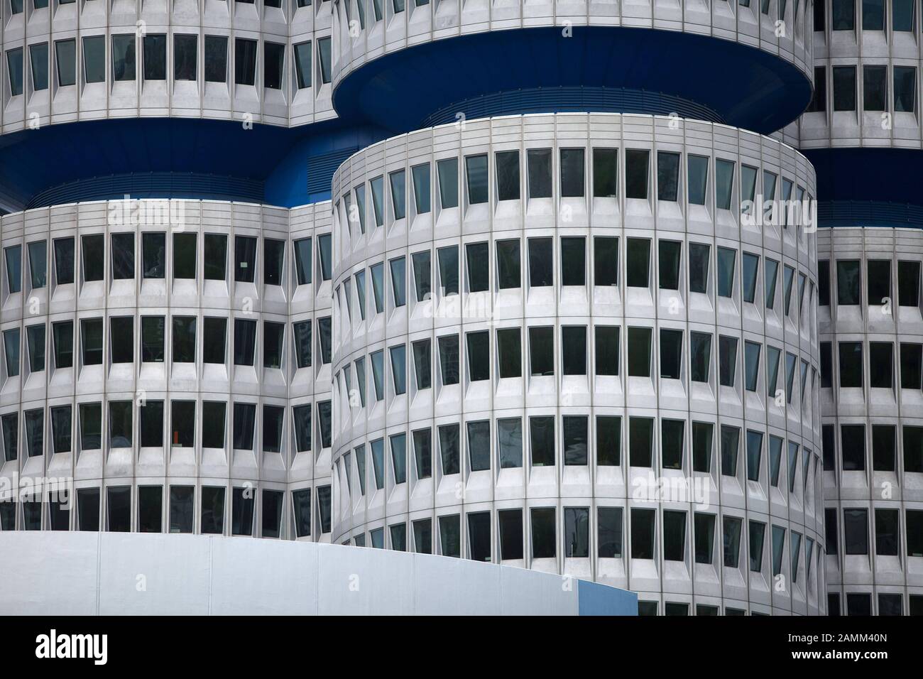 The BMW four-cylinder, main administration building and company ...