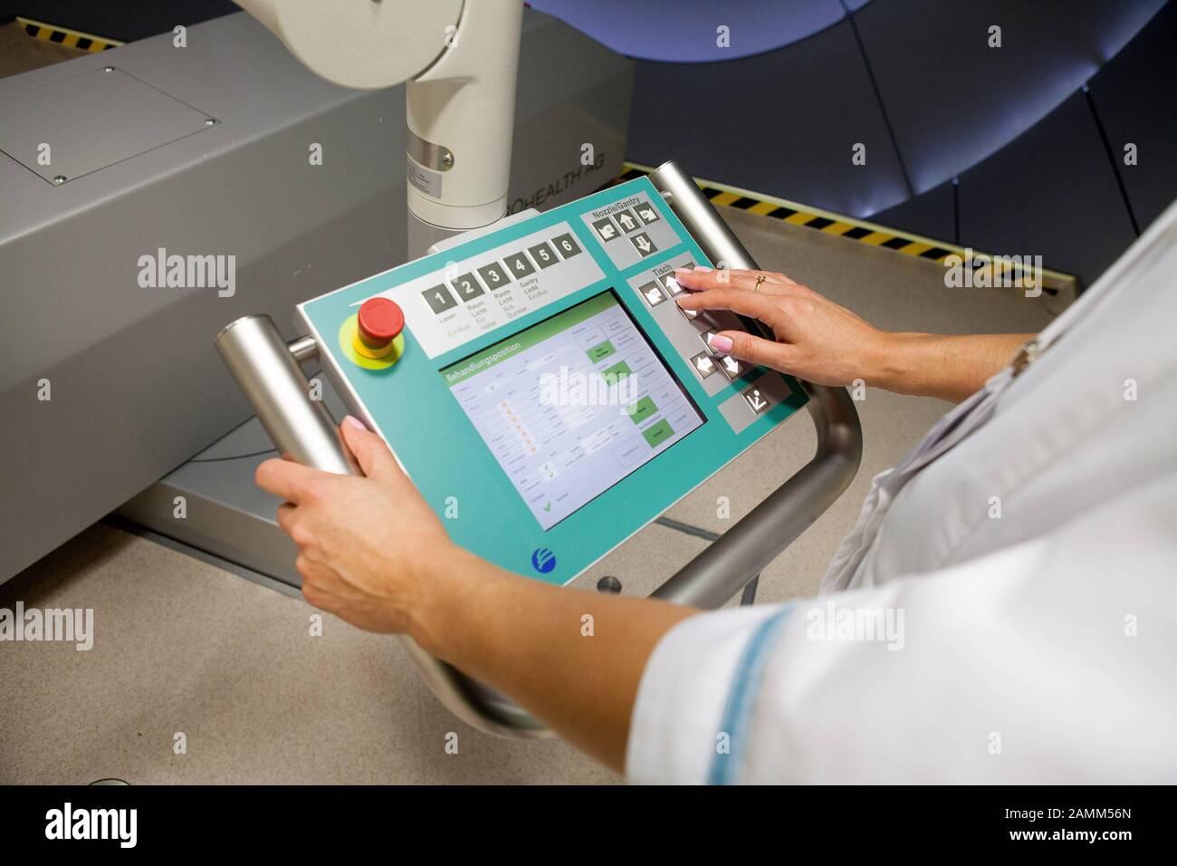 Control system for the target device (gantry) at the Rinecker Proton ...