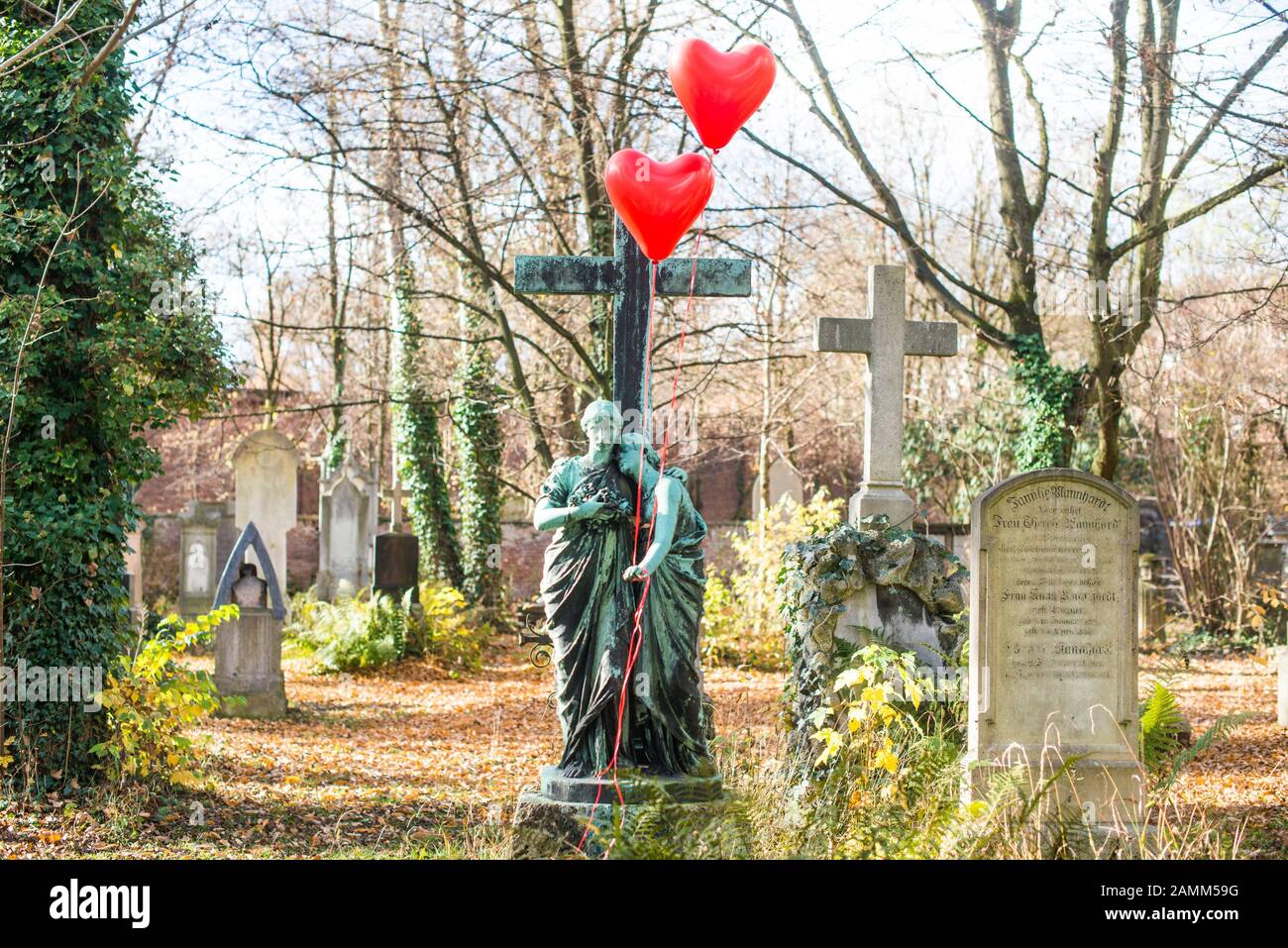Balloon in cemetery hi-res stock photography and images - Alamy