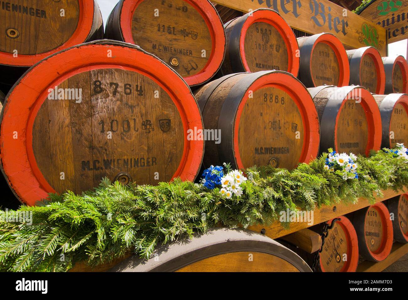 the brewery team of the Wieninger Brewery in Teisendorf ...