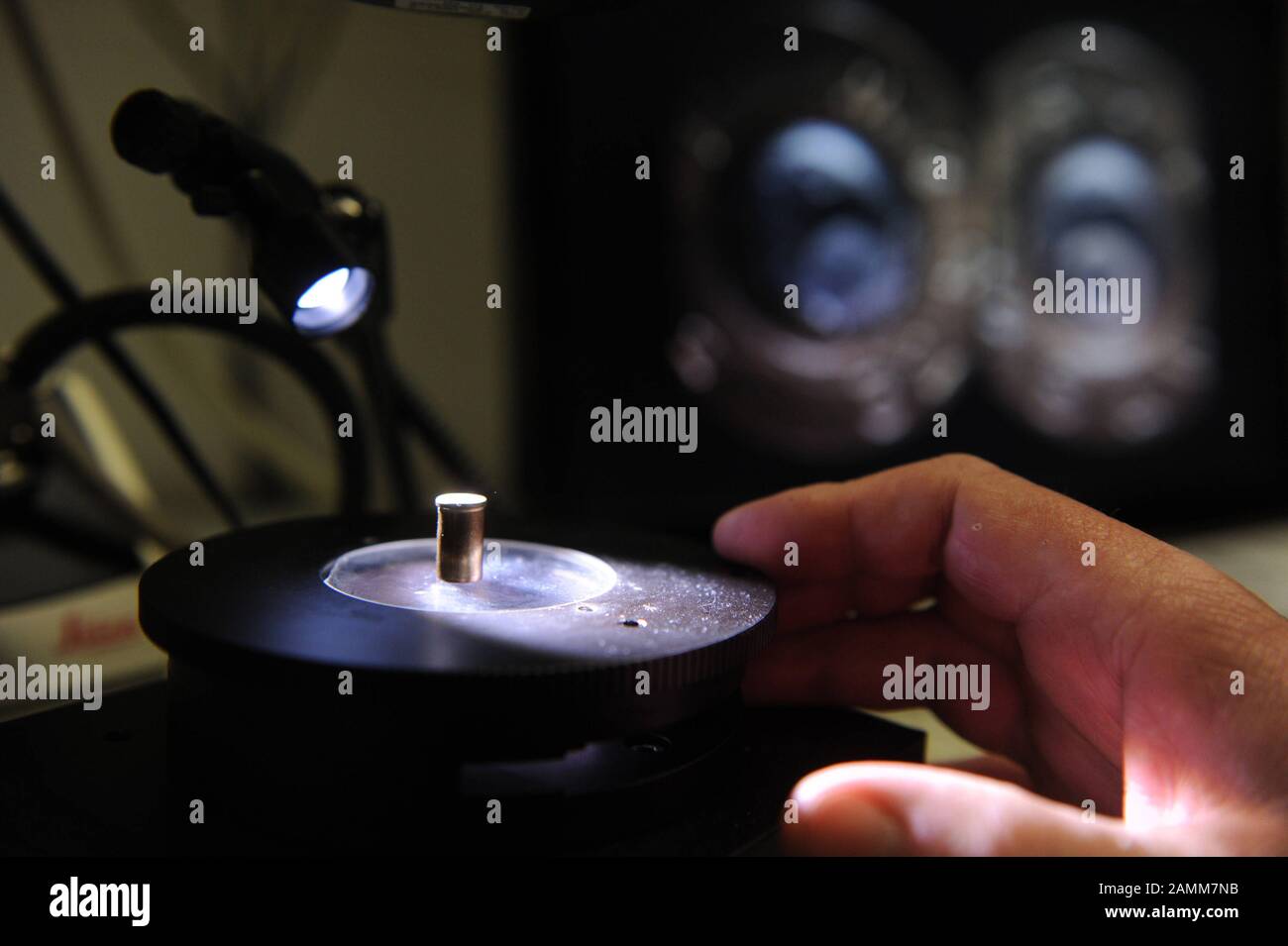 Comparison of cartridges under the microscope in the Weapon Trace ...