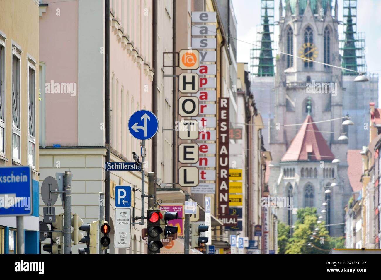 Traffic signs munich hi-res stock photography and images - Alamy