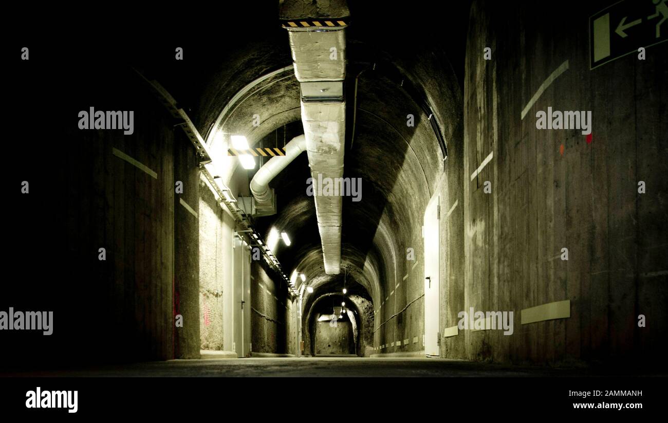 Underground cavern system on the WTD 52 test site in the underground ...