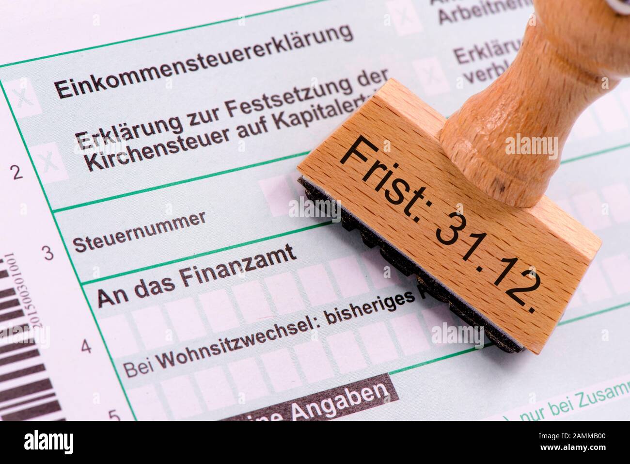 Tax form for tax office [automated translation] Stock Photo - Alamy