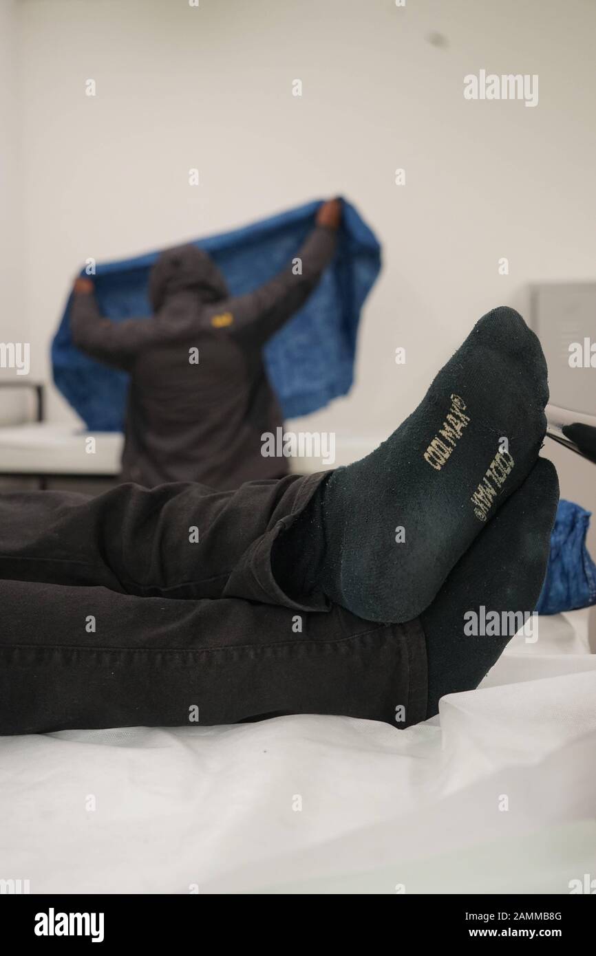 Cold protection rooms of the Protestant relief organisation and the ...