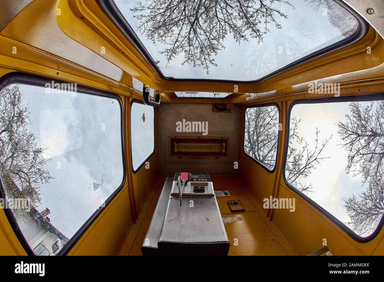 Old telephone box interior hi-res stock photography and images - Alamy