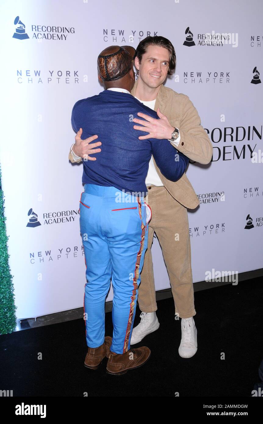 New York City, United States. 14th Jan, 2020. Sahr Ngaujah and Aaron ...