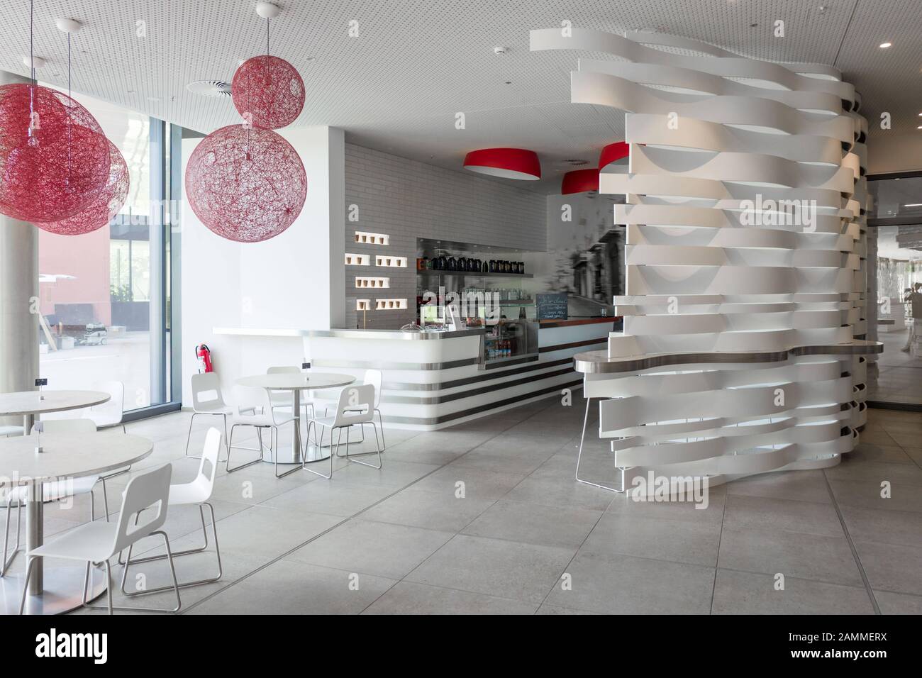 Cafeteria of the new headquarters of the medical software manufacturer ...