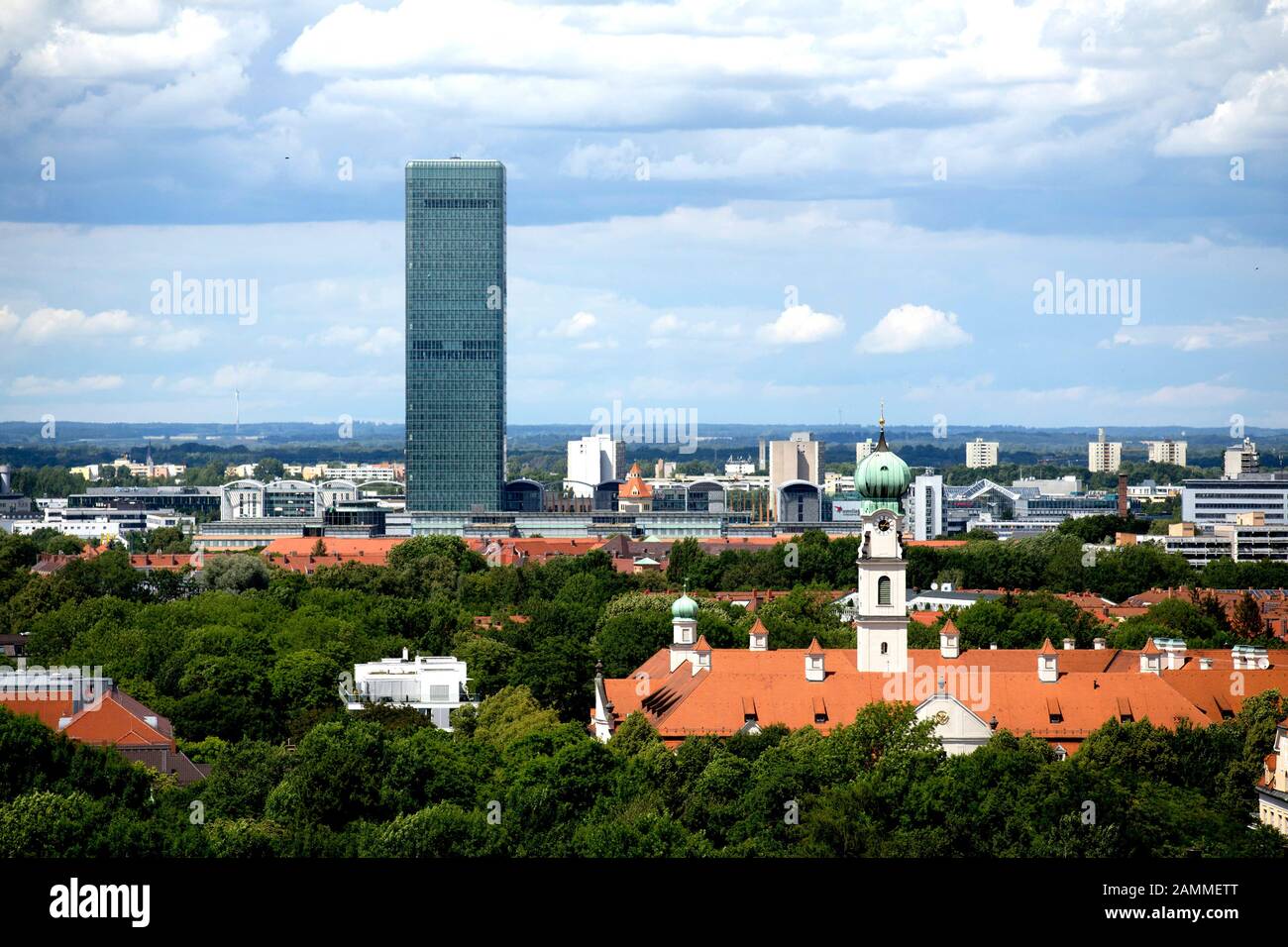 View from the nurses' home of the Red Cross Hospital in north direction ...