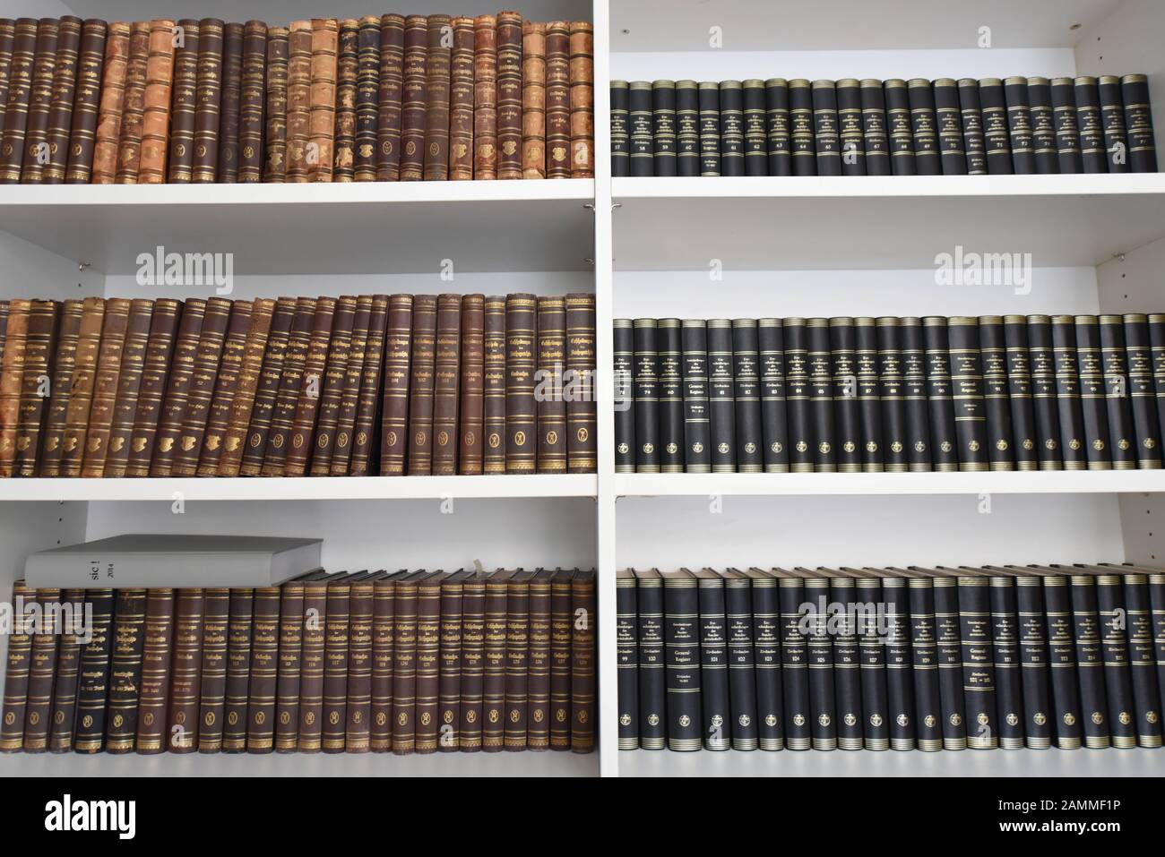 Bookcase in the Institute for Copyright in the rooms of the ...