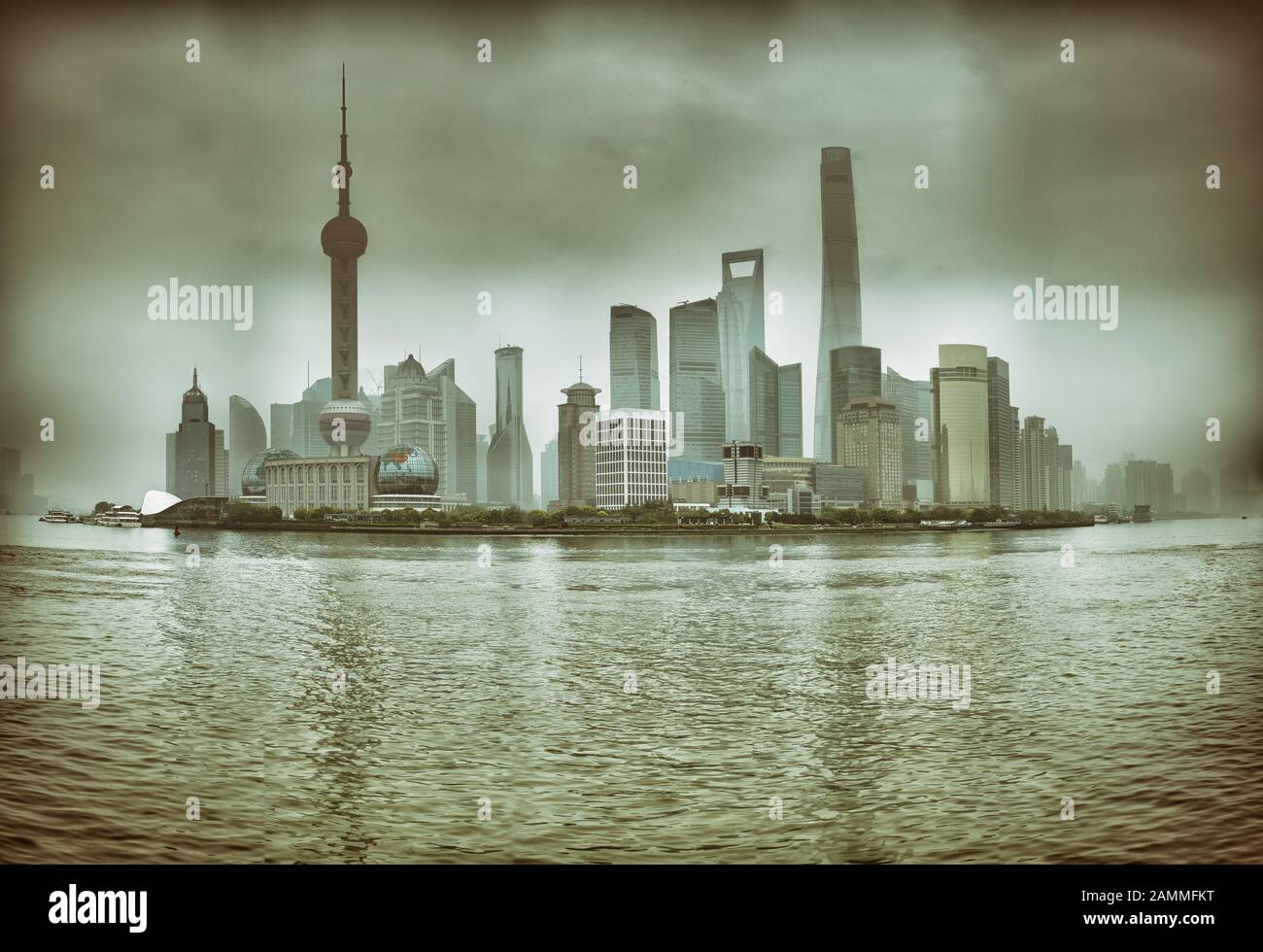 Polluted shanghai hi-res stock photography and images - Alamy