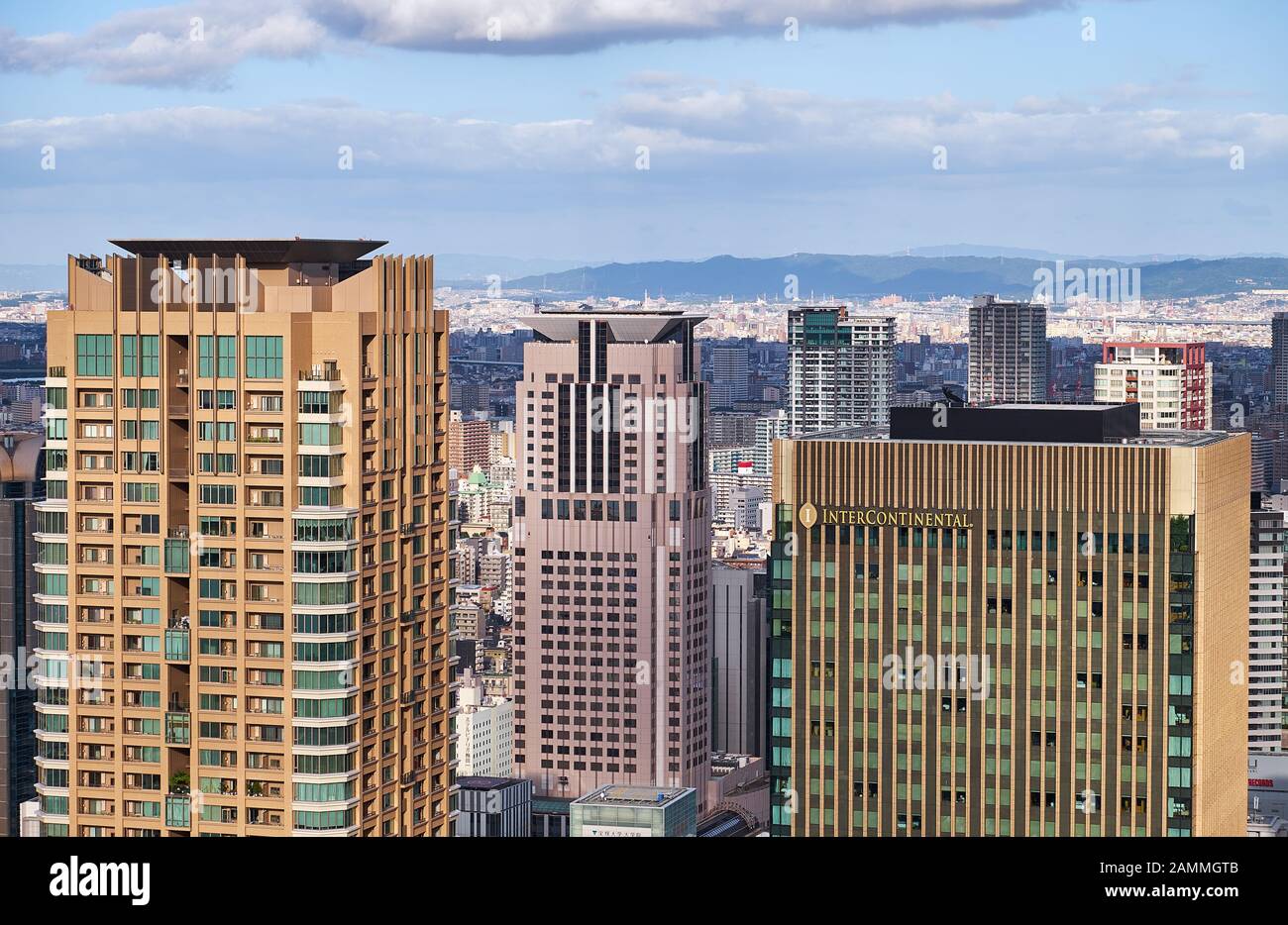 OSAKA, JAPAN - OCTOBER 15, 2019: The Grand Front Osaka, the large ...