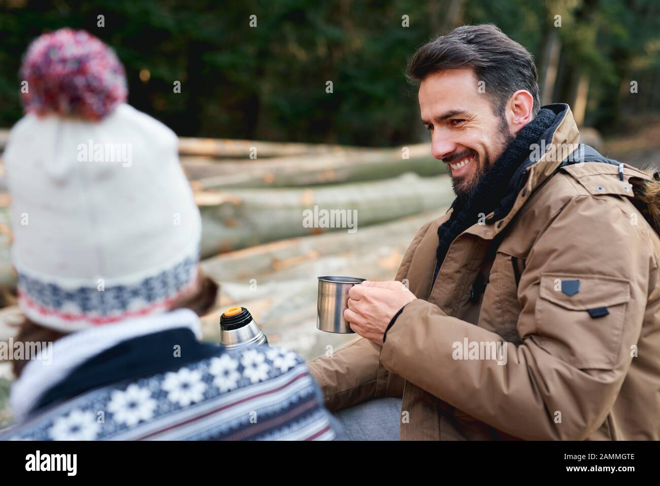 Men drinking tea hi-res stock photography and images - Alamy
