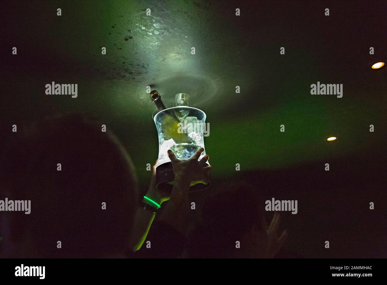 The Club Rotes Kliff on Sylt organises the Dom Perignon Luminous Night ...