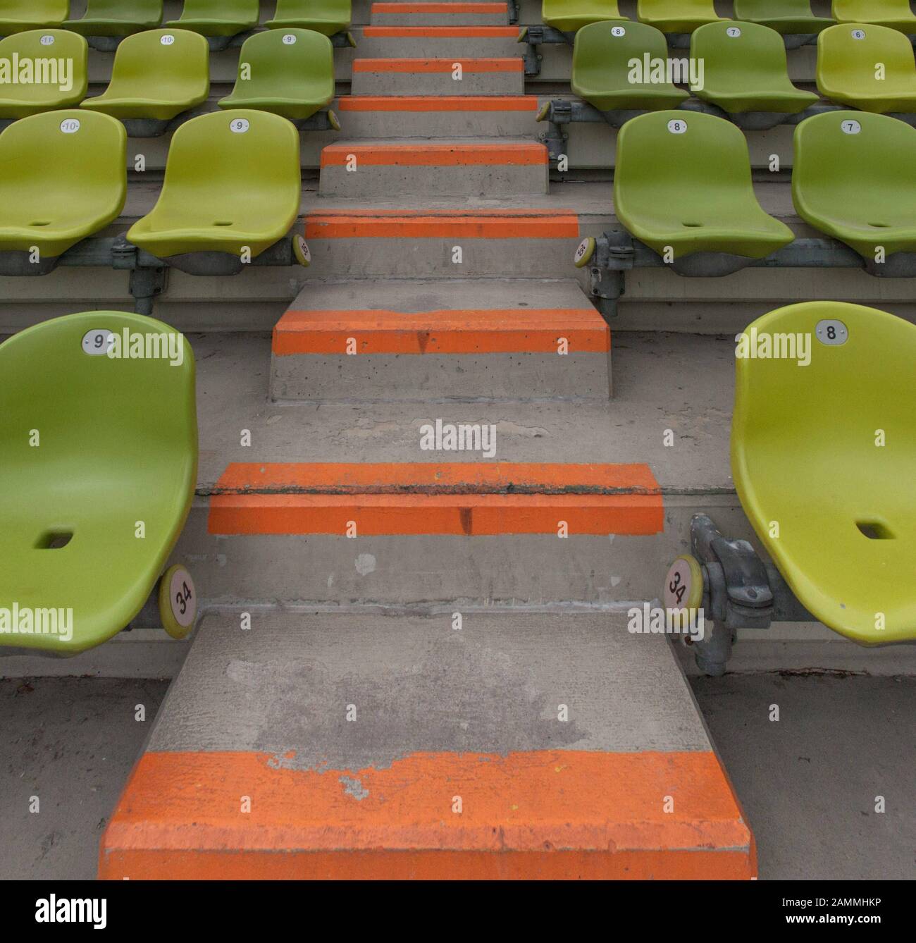 Munich olympic stadium with empty seats hi-res stock photography and ...