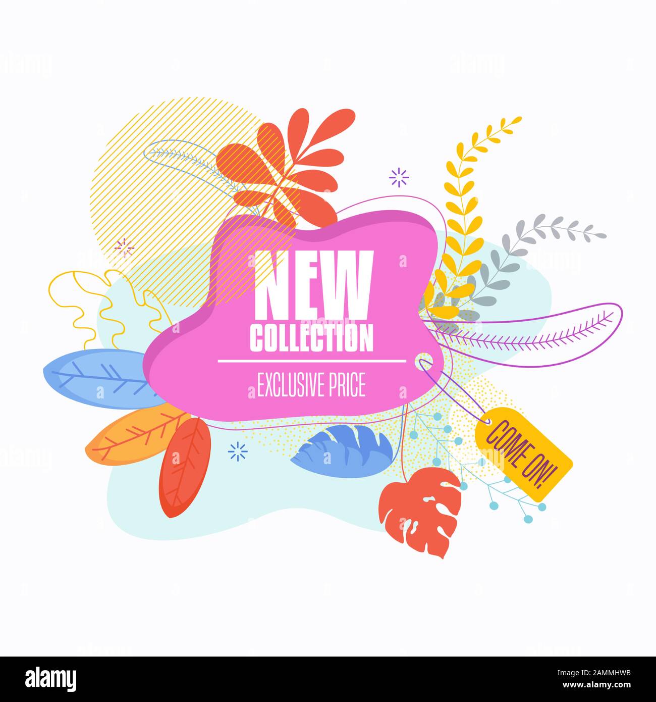 Bright colorful label Stock Vector Image & Art - Alamy