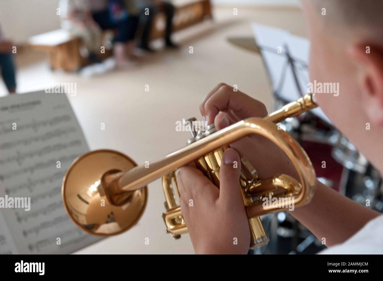 School children musical instruments hi-res stock photography and images ...