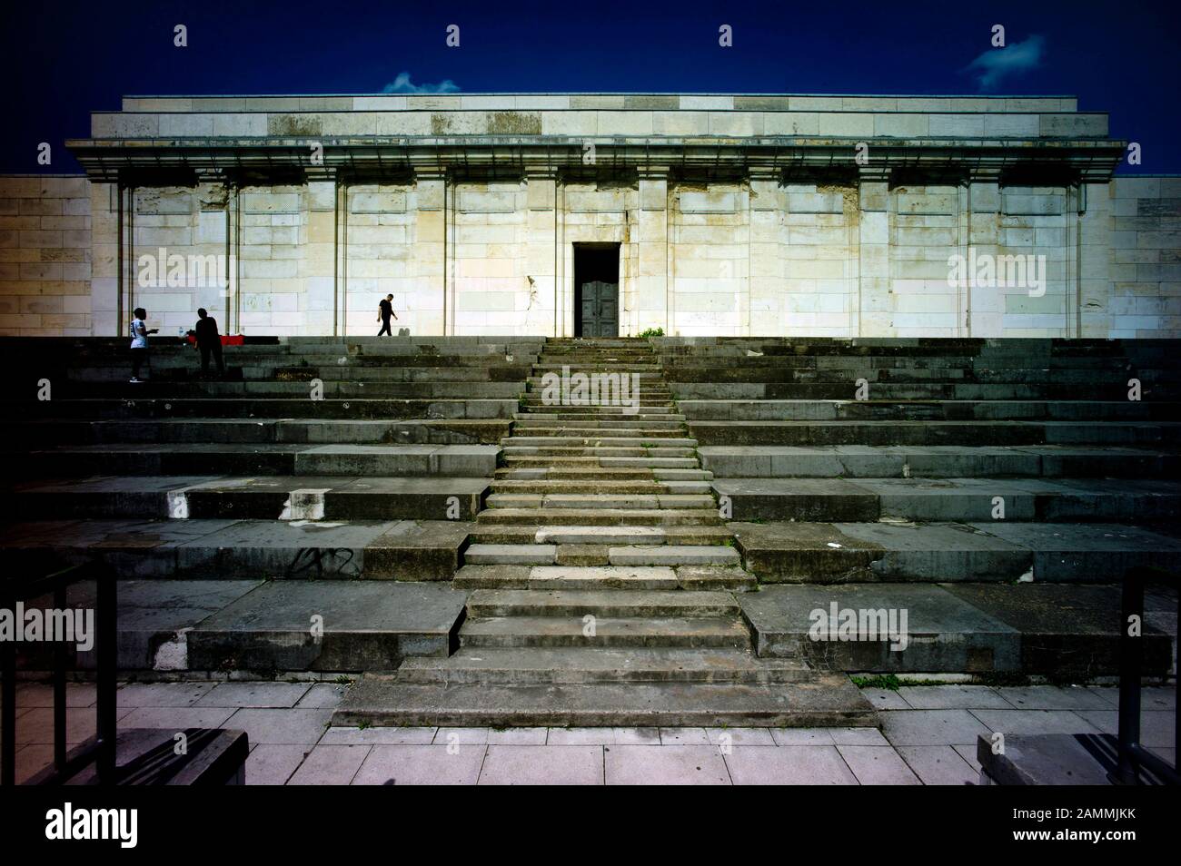 Zeppelin grandstand on the former Nazi party rally grounds on the ...