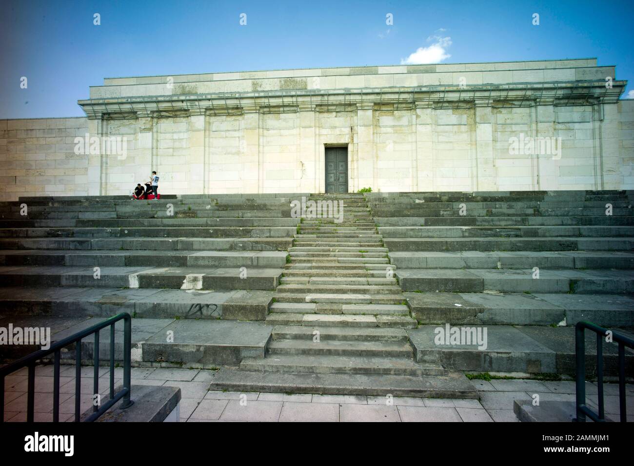 Zeppelin grandstand on the former Nazi party rally grounds on the ...