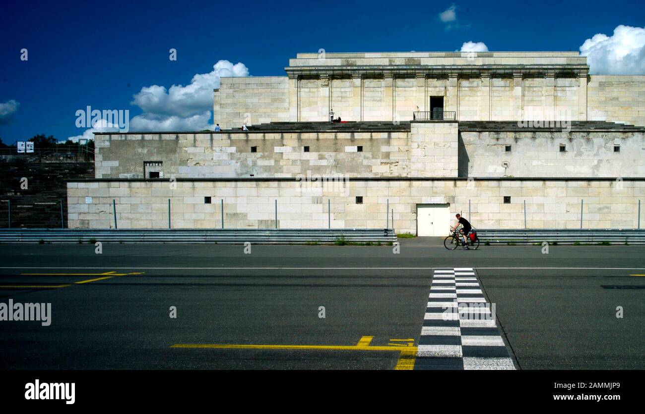 Zeppelin grandstand on the former Nazi party rally grounds on the ...