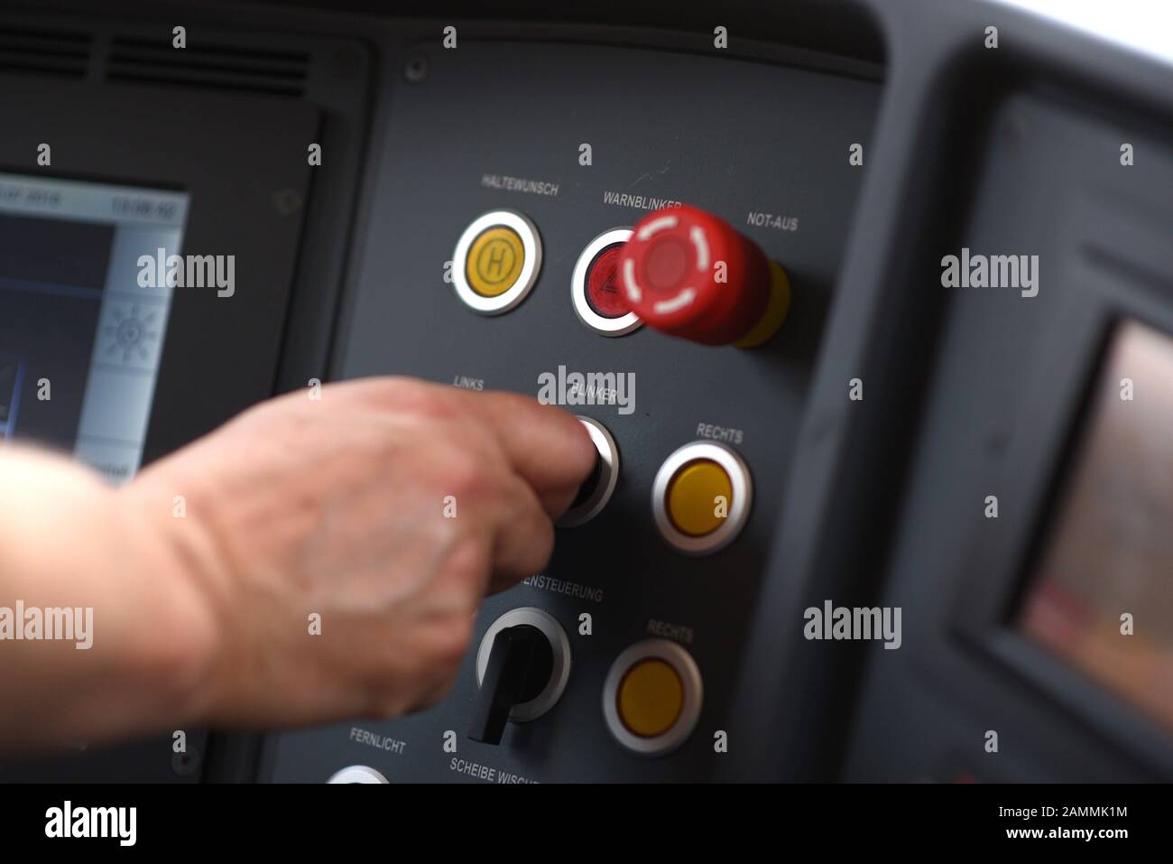 Tram drivers cockpit hi-res stock photography and images - Alamy