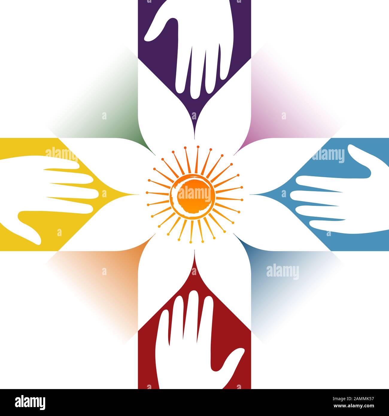 cross care logo Stock Photo - Alamy