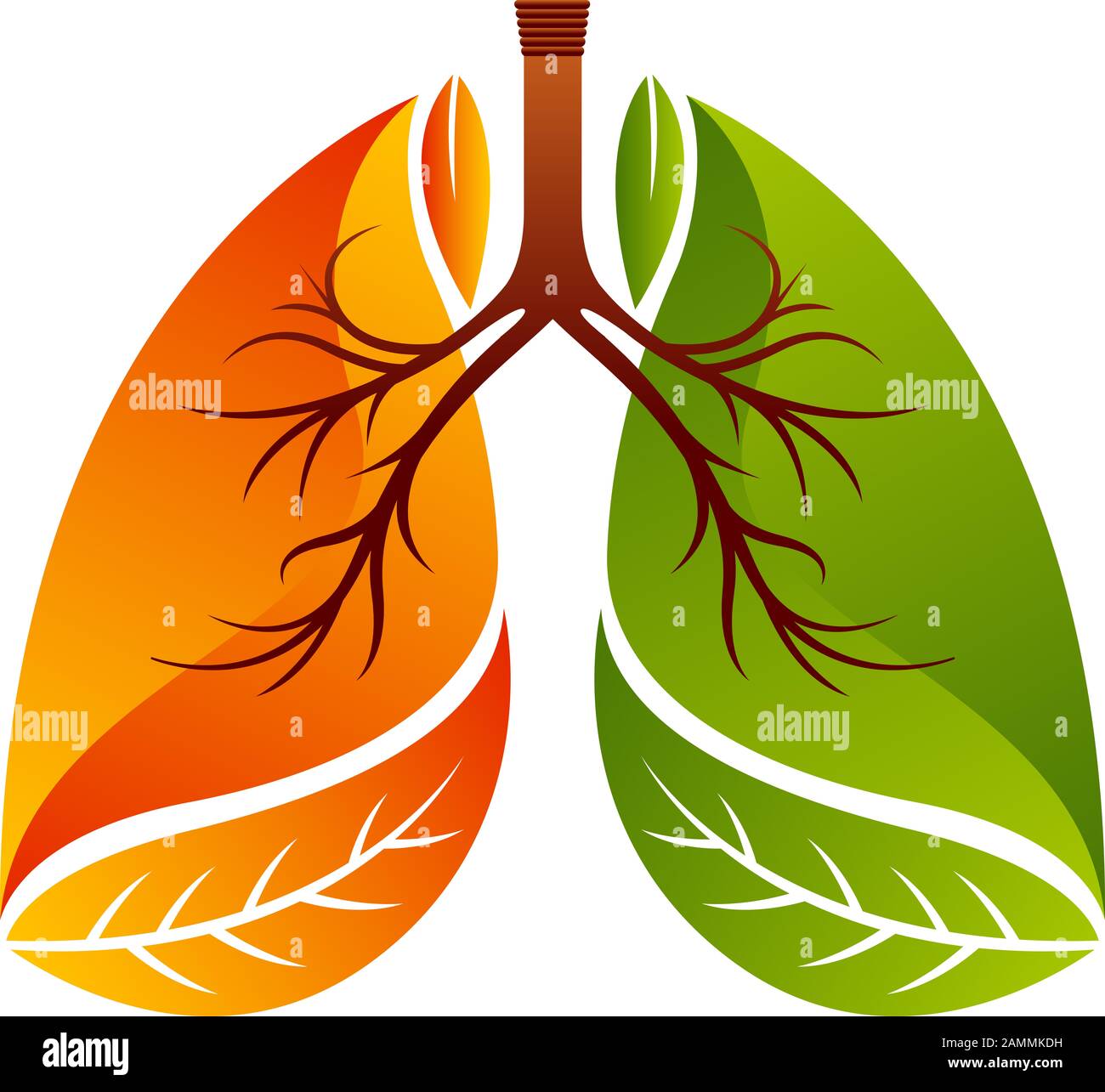 Lung logo hi-res stock photography and images - Alamy