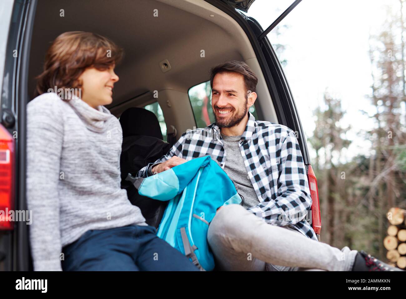 Family short break hi-res stock photography and images - Alamy