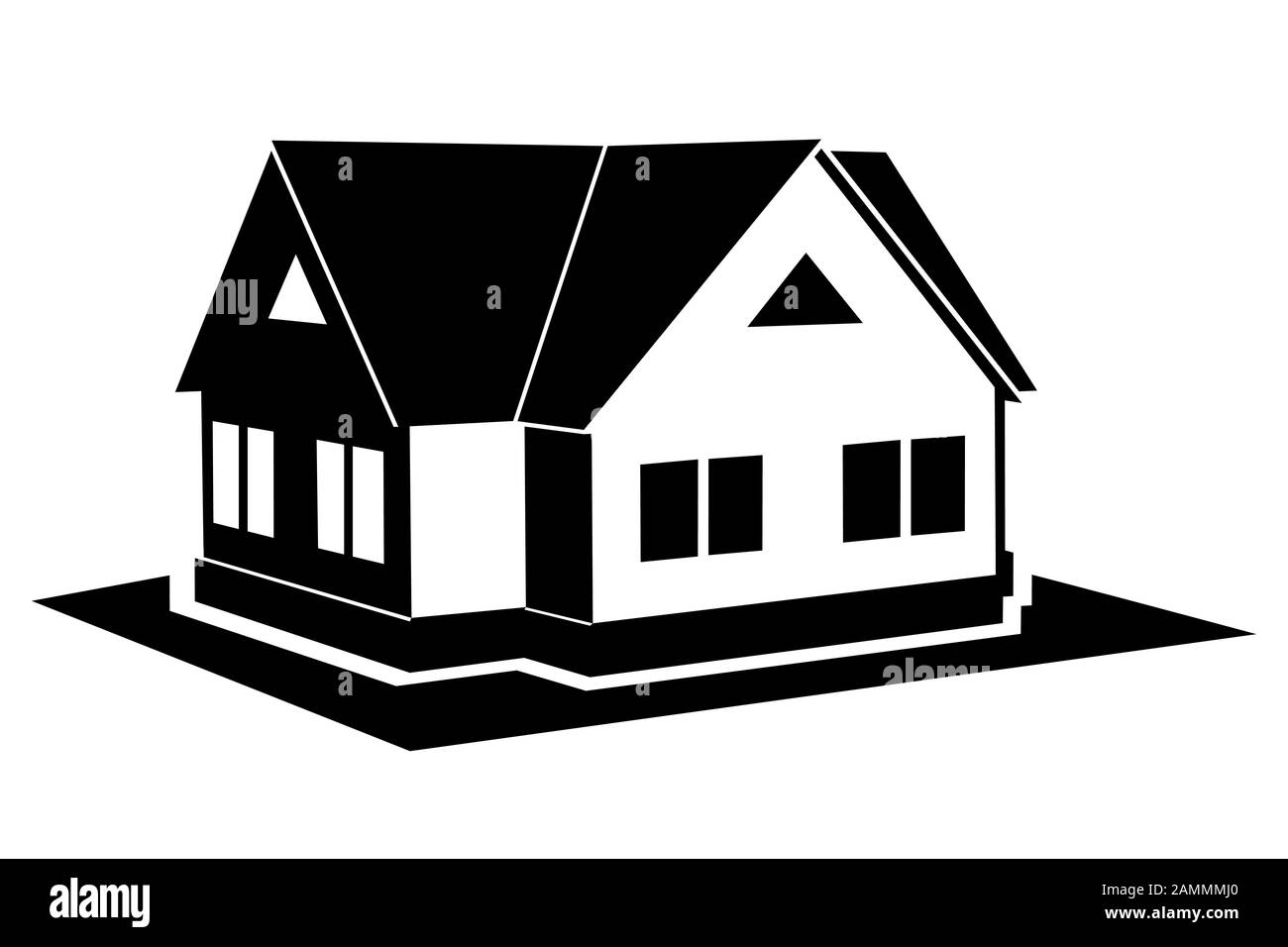 Private town Cut Out Stock Images & Pictures - Alamy