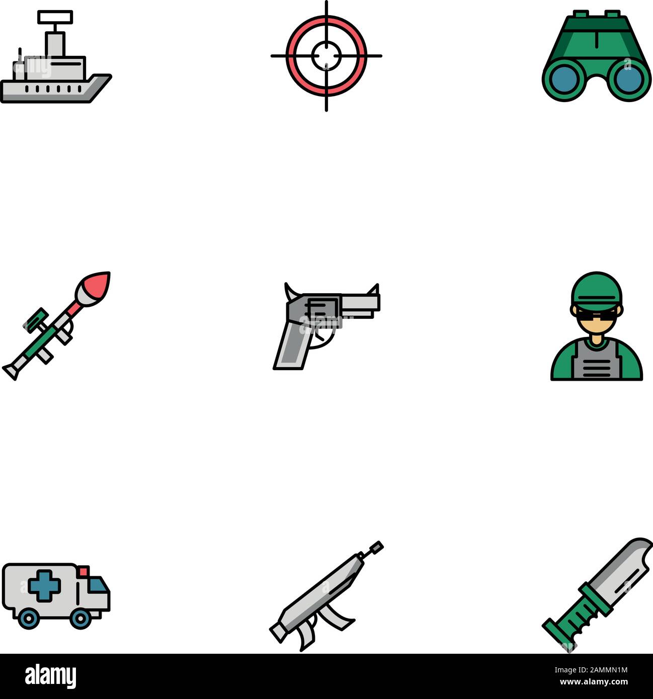 Military ambulance vehicle Stock Vector Images - Alamy