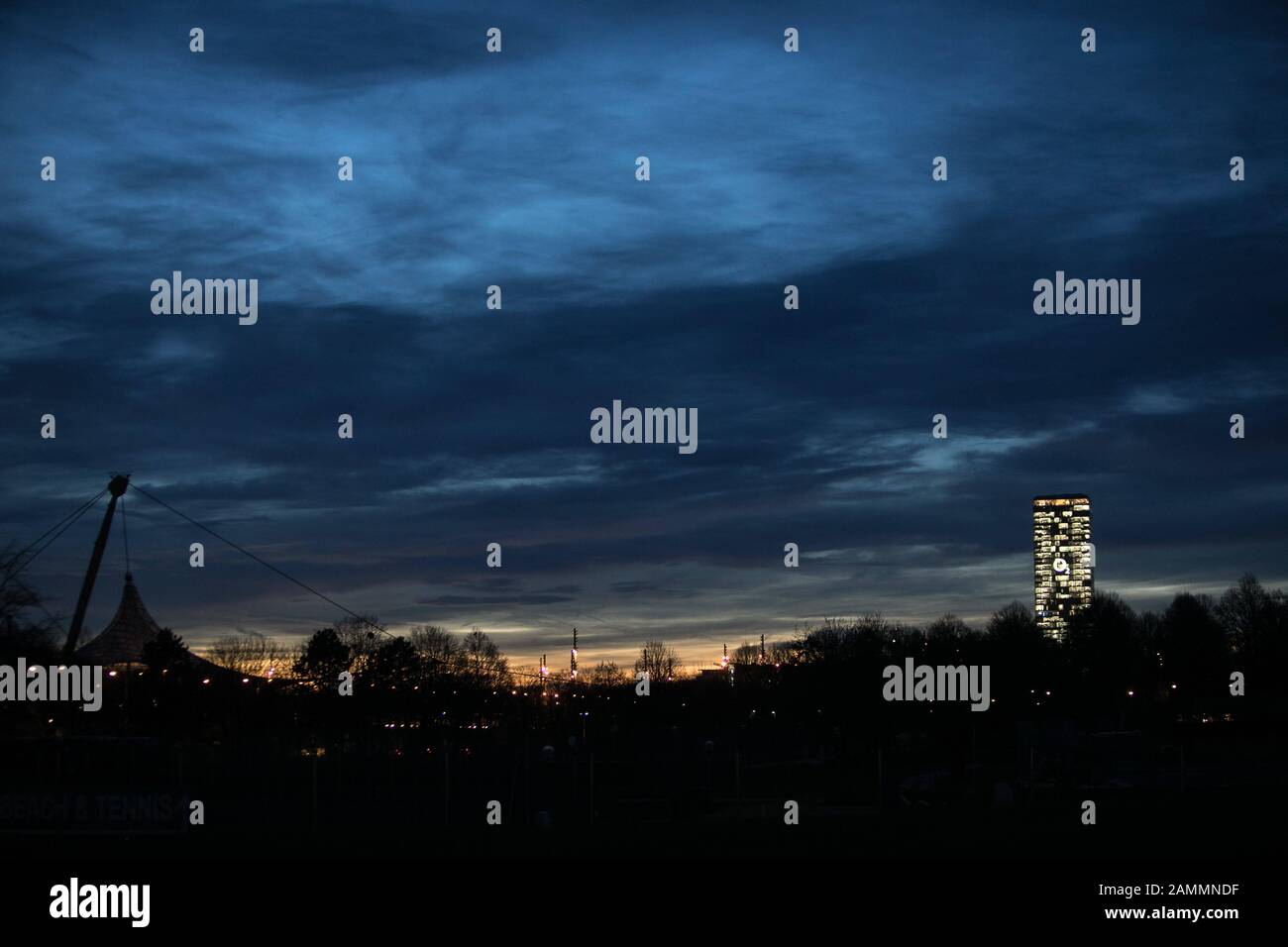 O2-Tower and Olympic Park seen from the Olympic Village. [automated ...