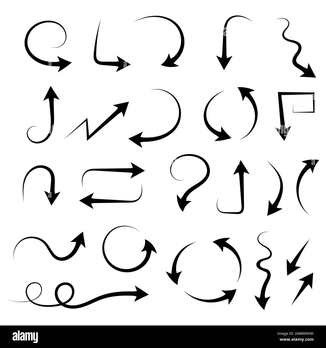 Flat arrow Cut Out Stock Images & Pictures - Alamy