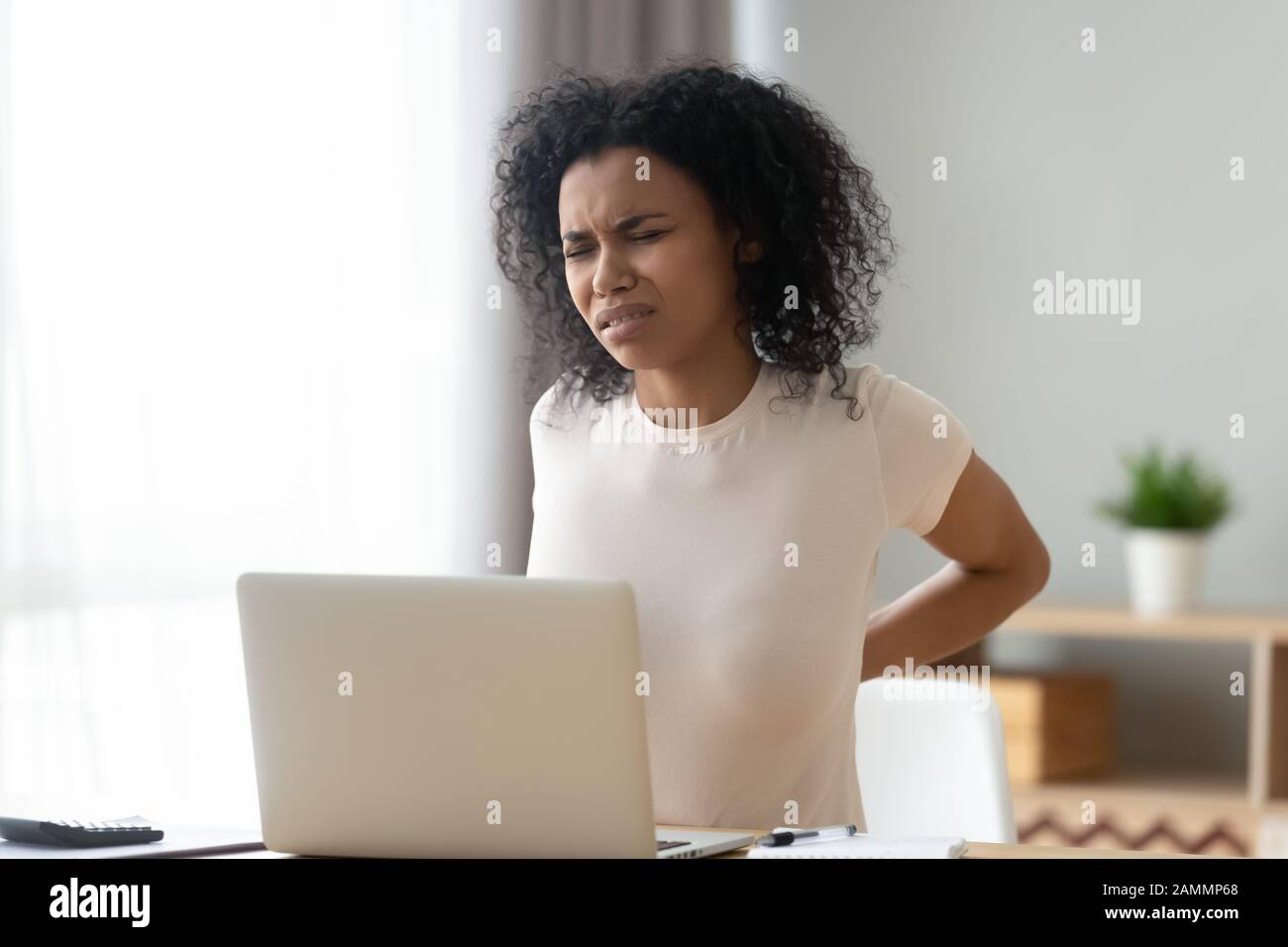 African Woman Laptop Back High Resolution Stock Photography and Images ...