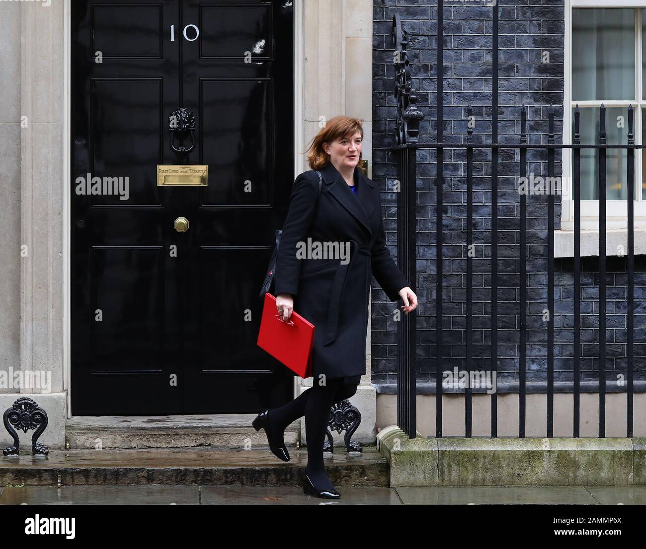Sport secretary baroness nicky morgan leaves following hi-res stock ...