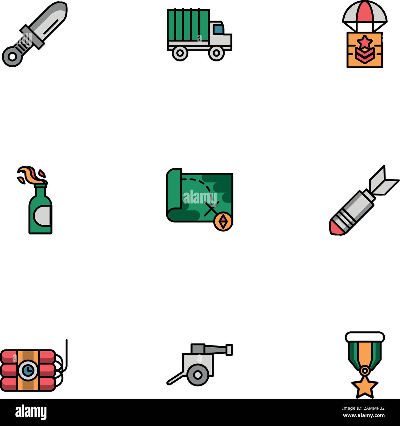 Military map sketch Cut Out Stock Images & Pictures - Alamy