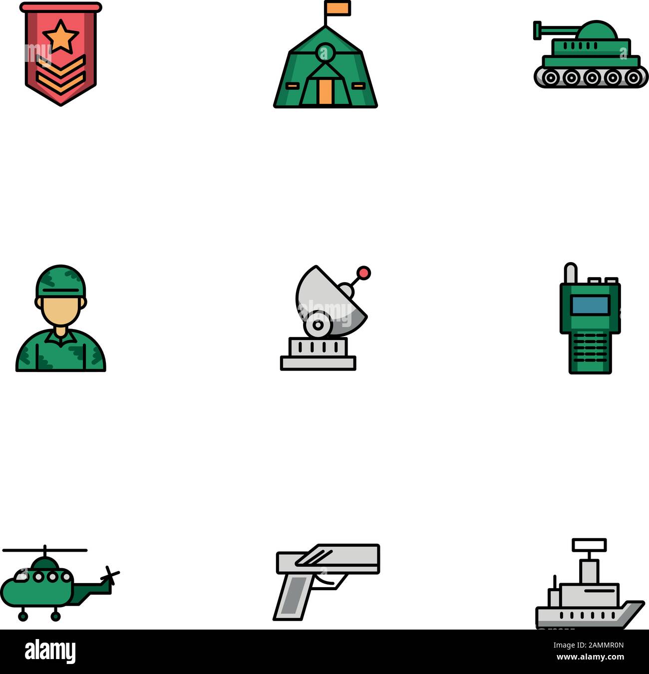 Soldier vector bundle hi-res stock photography and images - Alamy