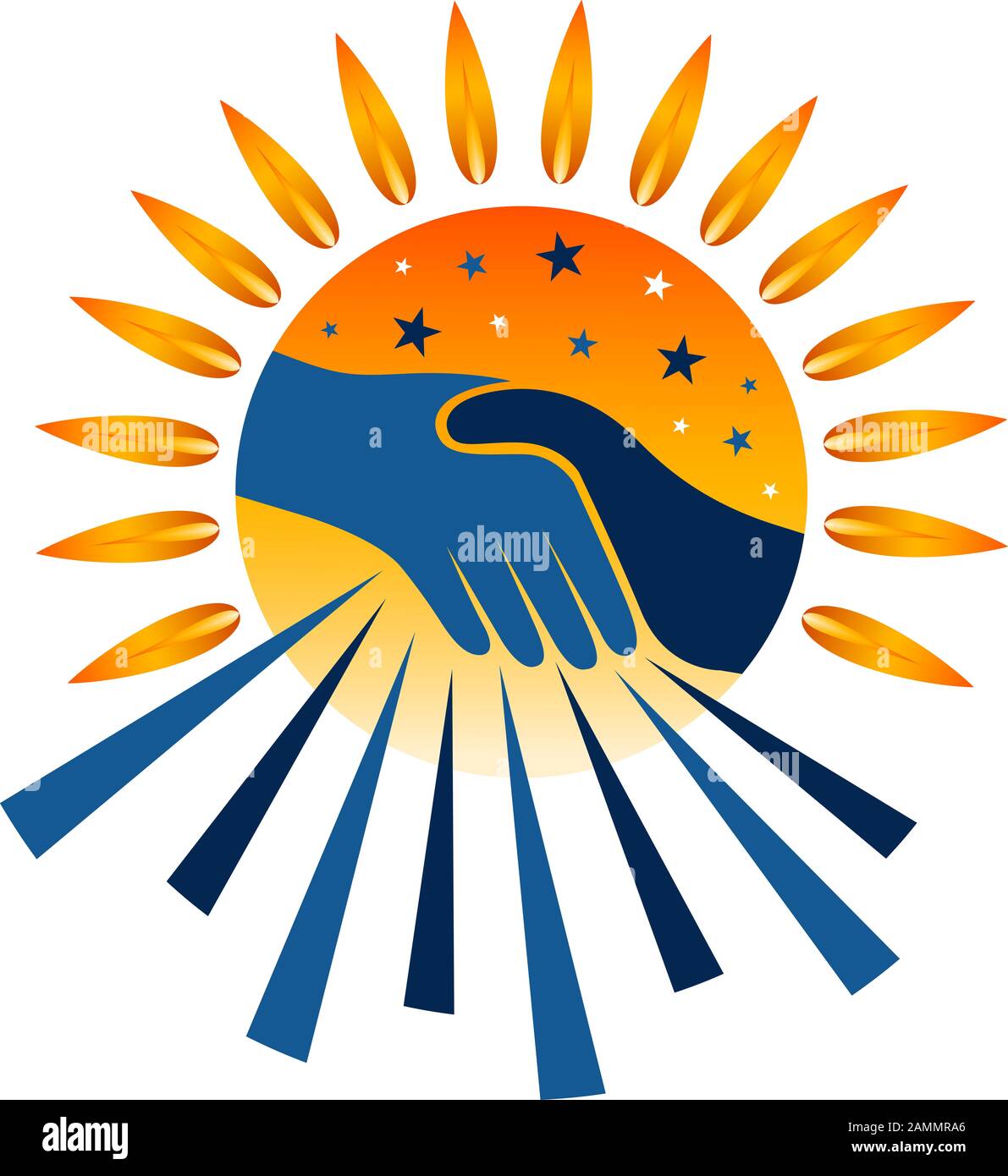 bright agreement logo Stock Photo - Alamy