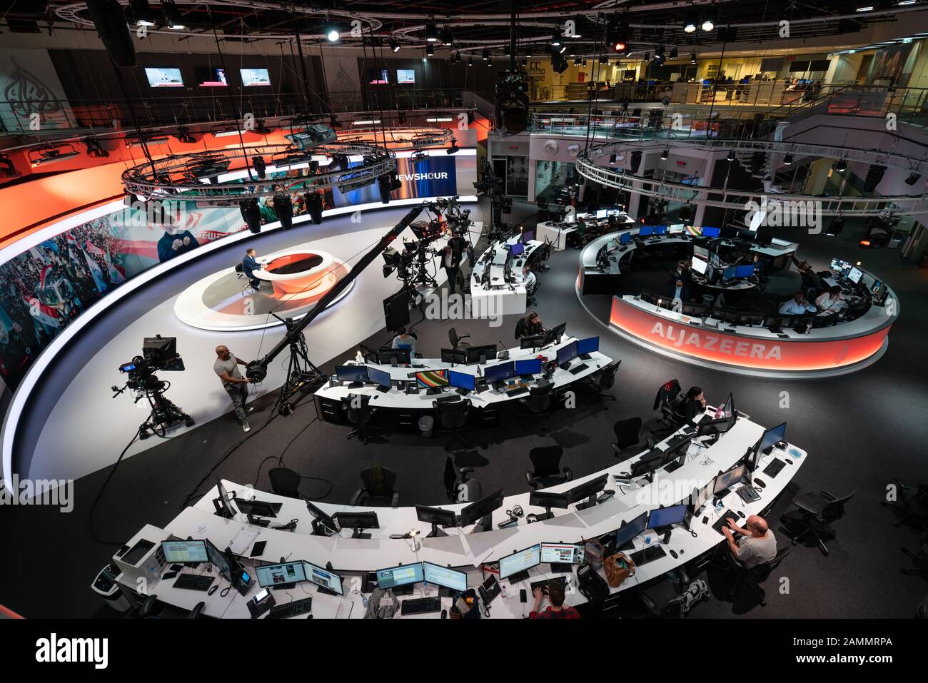 Al jazeera studio doha hi-res stock photography and images - Alamy