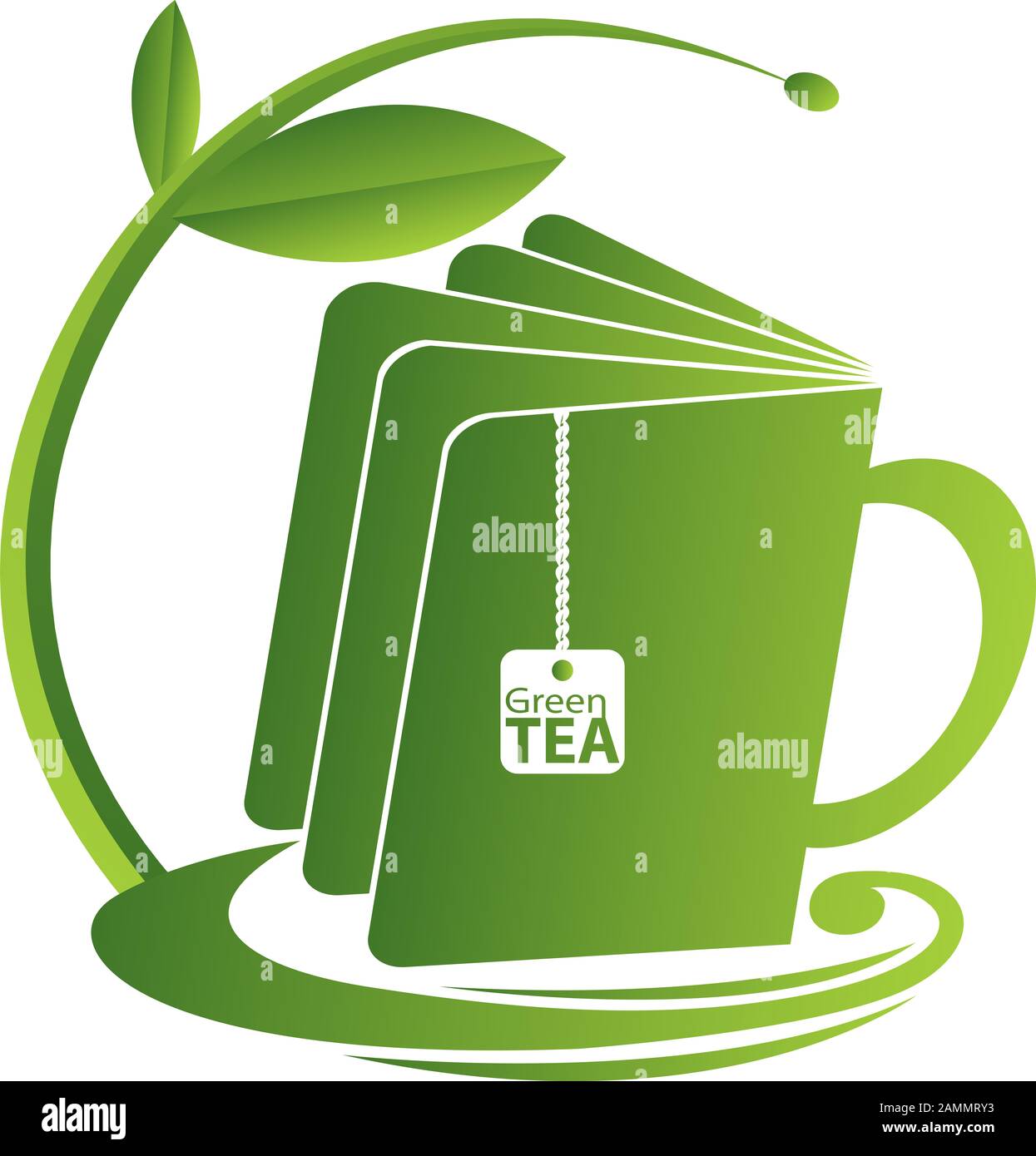 Tea logo hi-res stock photography and images - Alamy