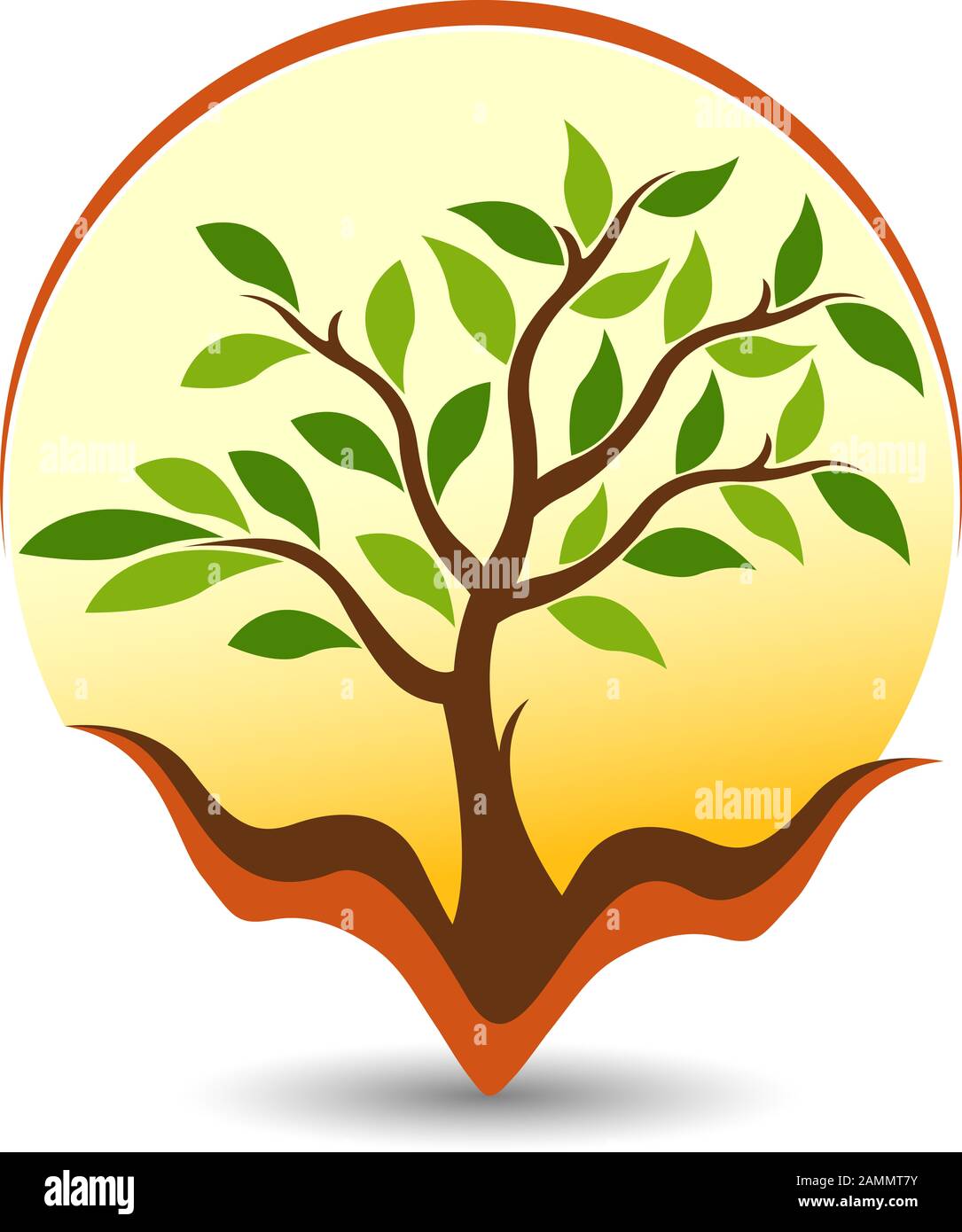 care tree logo Stock Photo - Alamy