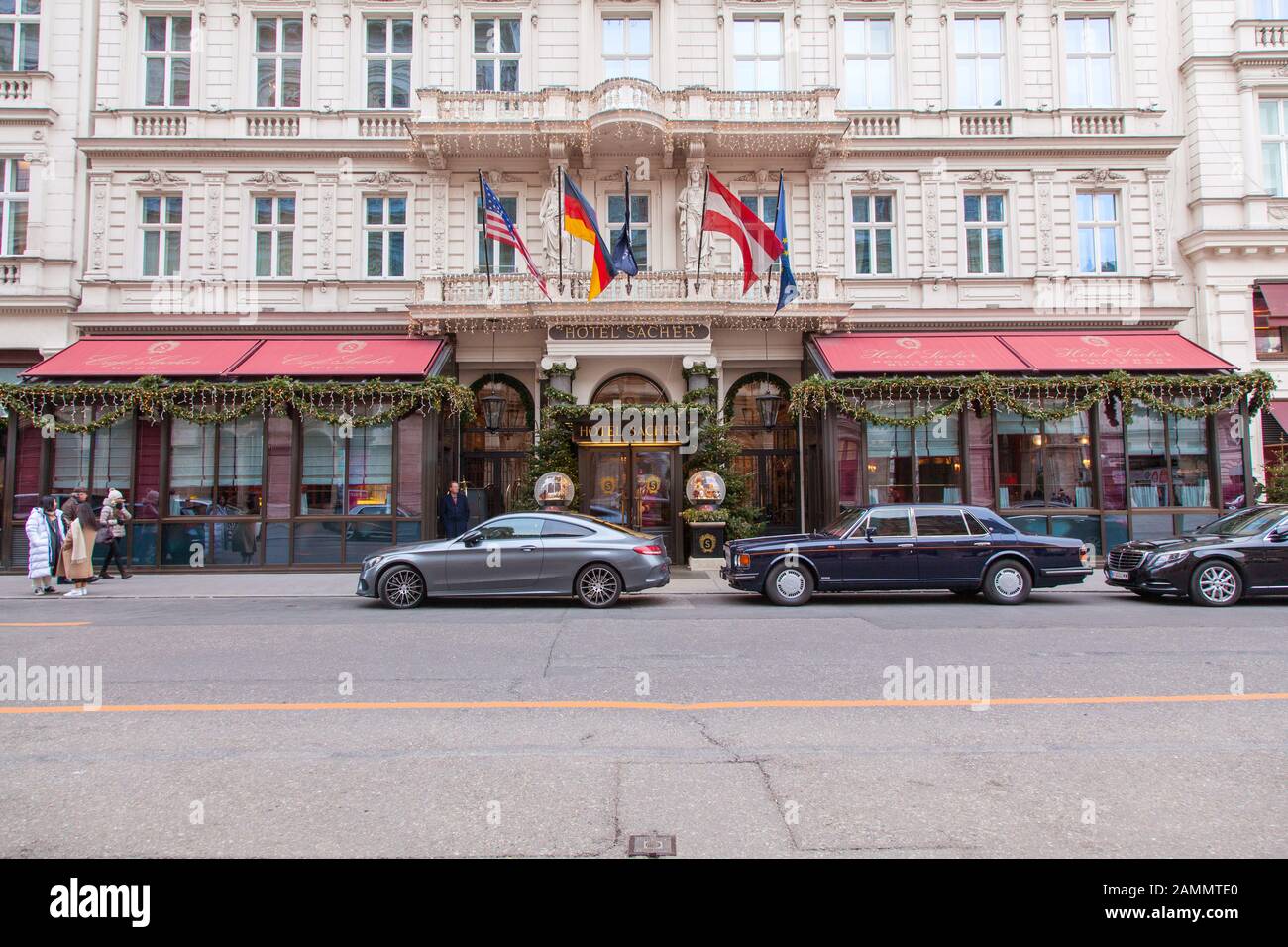 Hotel Sacher, Vienna, Austria, Europe Stock Photo - Alamy