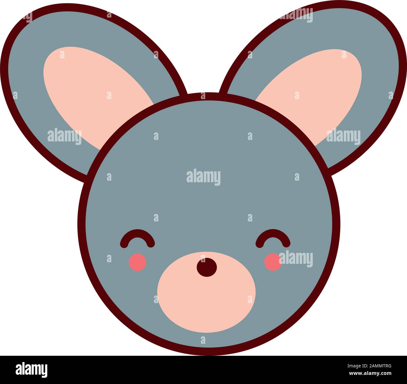 Cute little decorative rat Stock Vector Images - Alamy