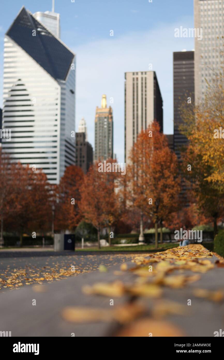 Chicago in Fall Stock Photo - Alamy