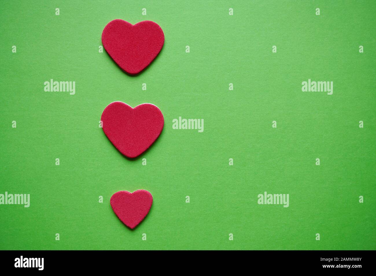 colorful hearts shape for valentine's day Stock Photo - Alamy