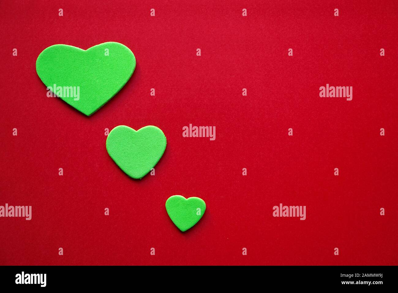 colorful hearts shape for valentine's day Stock Photo - Alamy